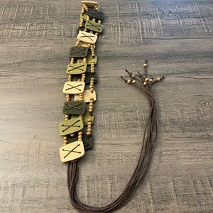 Handmade | Accessories | Handmade Samoan Bohemian Wooden Belt Os | Poshmark